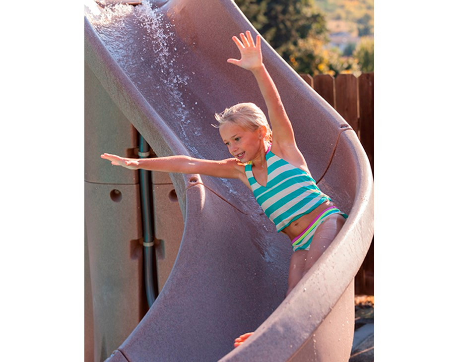 S.R Smith Turbo Twister Pool Slide - Sandstone - Right Curve - 688-209 ...