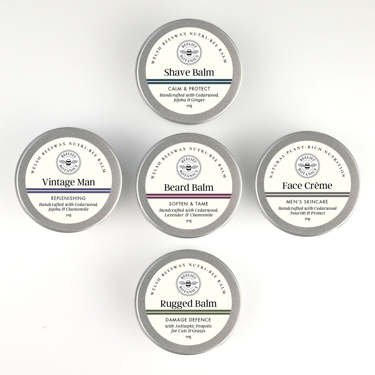 Men's Skincare (Choose Your Balm) Gift Box - Beelief Botanics