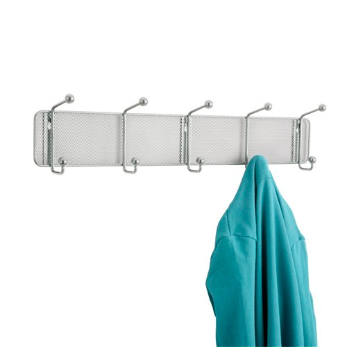 Onyx Mesh Wall Rack - Convenient 5 Hook Organizer