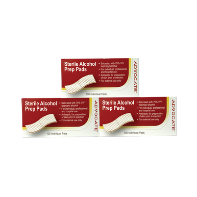 Alcohol Swabs 100/box (3 Pack) (894046001387)