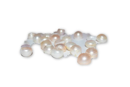 Natural Golden Pink Pearl - Earth Sea And Stone