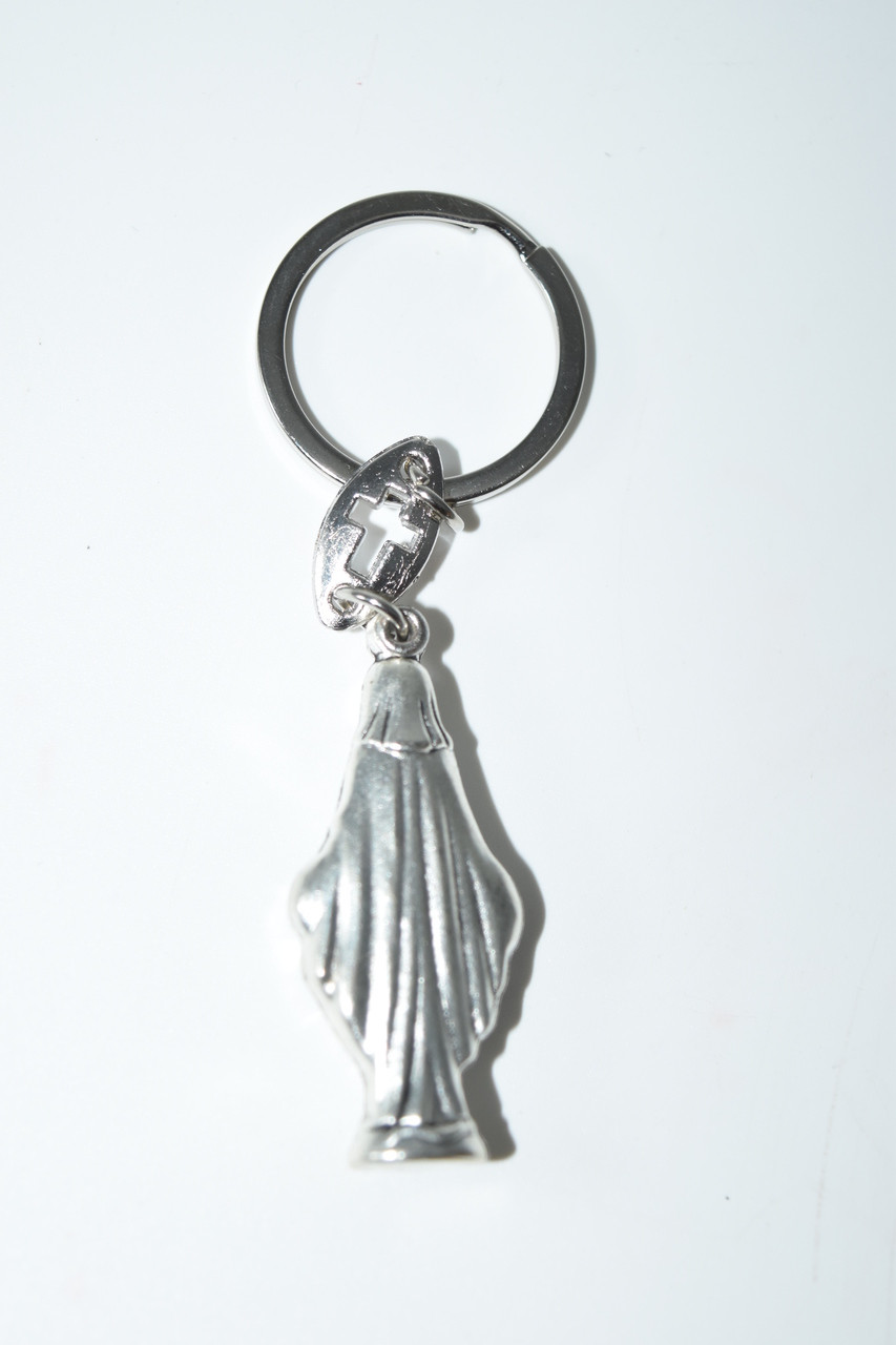 Sliding Open- Our Lady of Grace Keychain- Holy Keychain - Earth Sea And ...