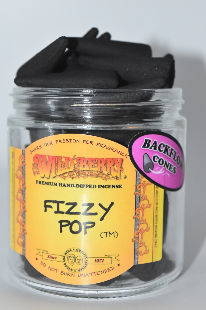 Backflow Wildberry Incense 5 Cone Pack - Fizzy Pop Scent - Earth Sea ...