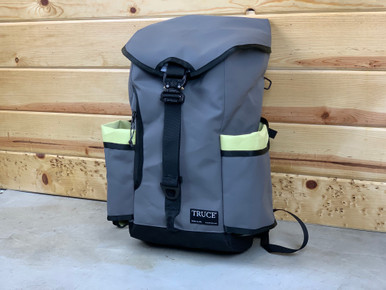 M Drop Liner Backpack from Grey Kevlar® w/2x side pockets, 2x interior ...