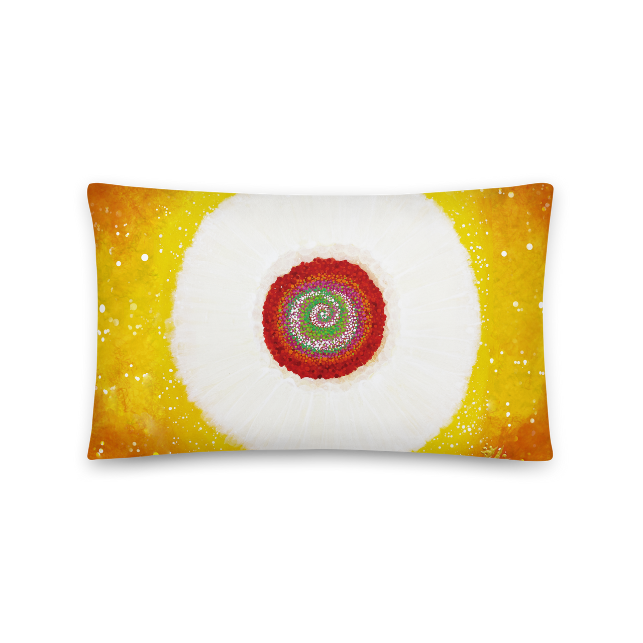Flower of the Universe #5 Throw Pillow by Jisu Han - Change Your Energy