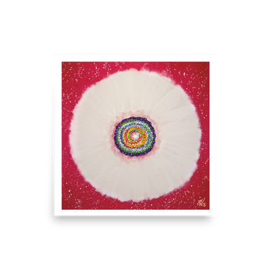 Jisu Han Energy Art Flower of the Universe #13 | Art Print - Change ...
