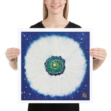 Jisu Han Energy Art Flower of the Universe #17 | Art Print - Change ...