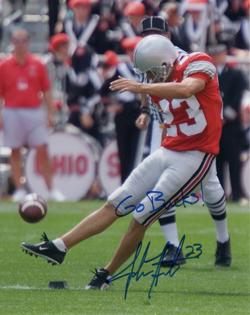 Josh Huston Ohio State Buckeyes 8-3 8x10 Autographed Photo - Certified ...