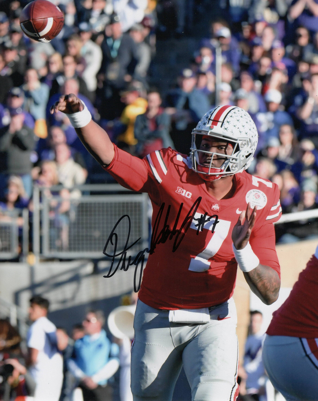 Dwayne Haskins Ohio State Buckeyes 8-6 8x10 Autographed Photo ...