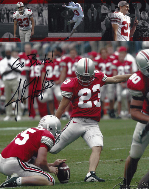 Josh Huston Ohio State Buckeyes 8-3 8x10 Autographed Photo - Certified ...