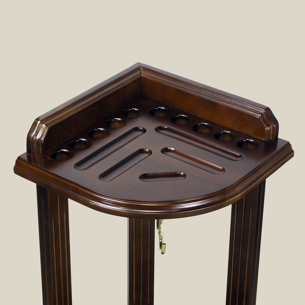 Level Best Corner Cue Rack with finish options - eFamilyFun