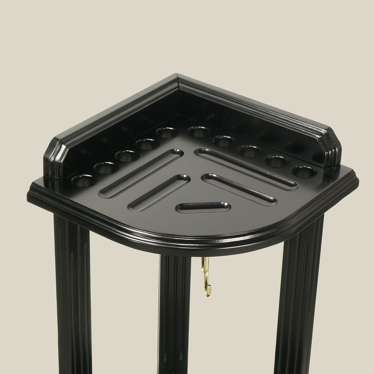 Level Best Corner Cue Rack with finish options - eFamilyFun