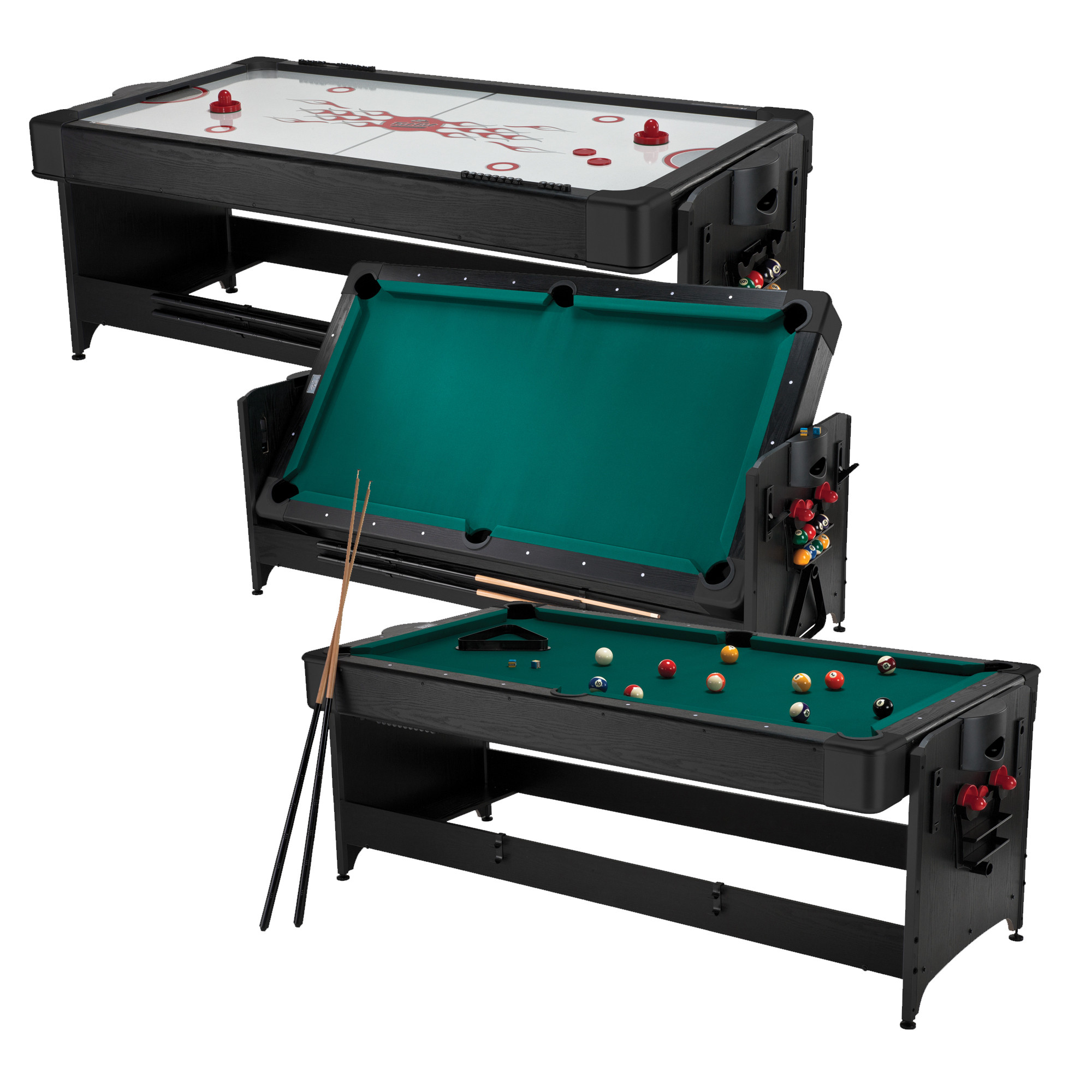 Multi-Game Tables | Pockey 3-1 Gametable 7' | Global Merchants Inc