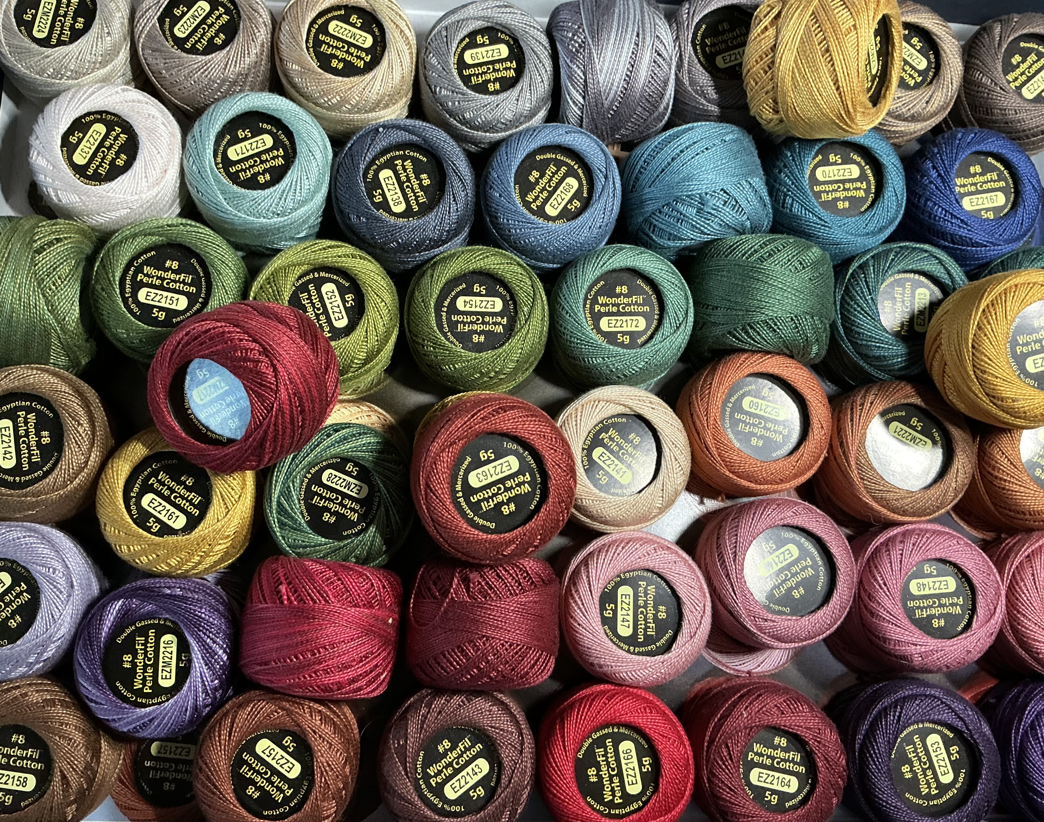 Wonderfil Pearl Cotton, size 8 - Traditional Primitives