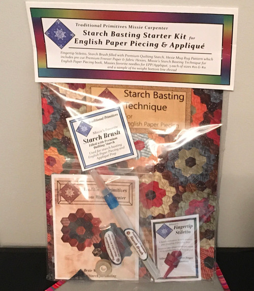 Starch Basting Kit for EPP and Appliqué - Traditional Primitives