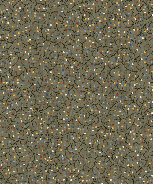 Barn Dance Green Twig - 1075-66 - Traditional Primitives