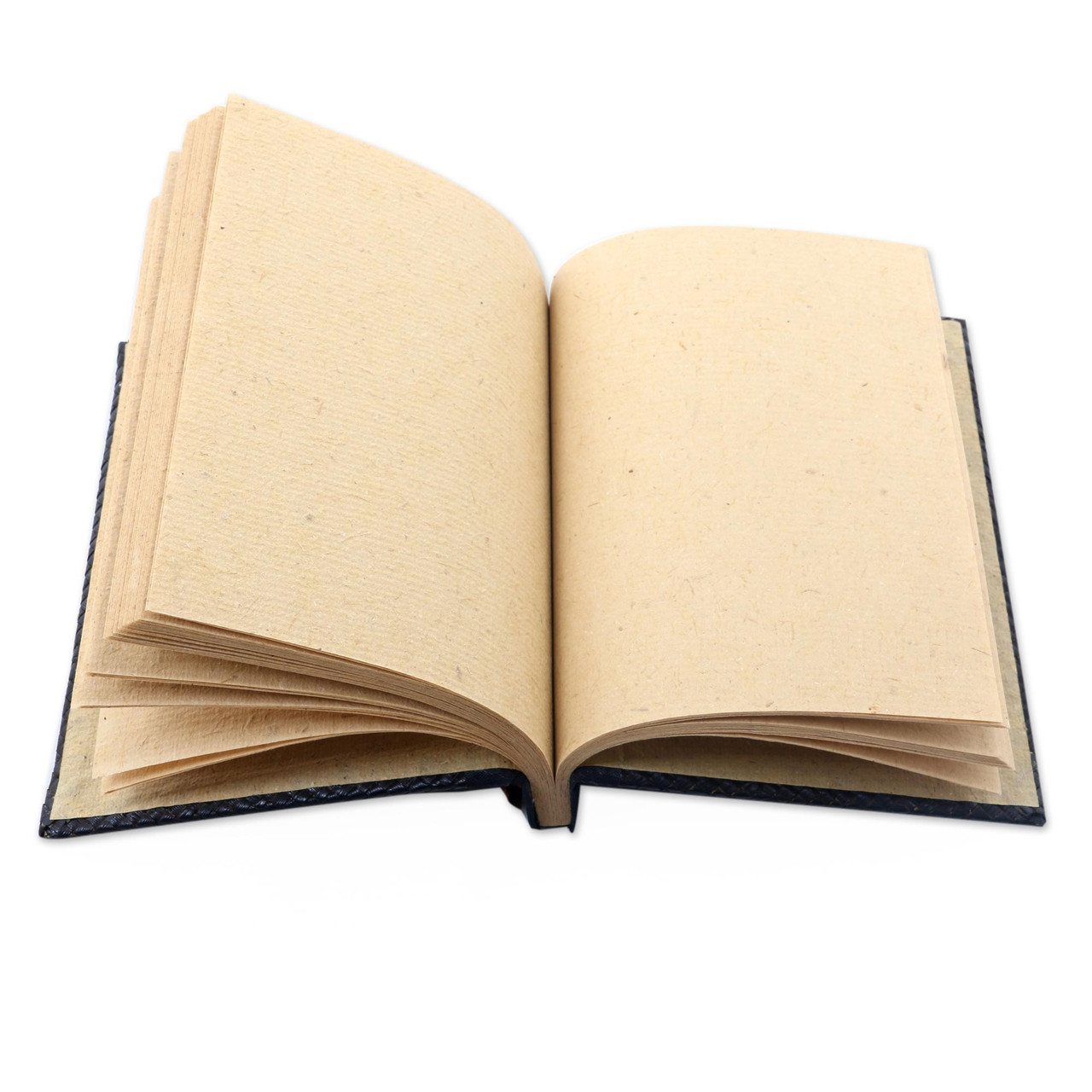 50-page Rice Paper Journal with Natural Fiber Cover 'Bronze Guardian ...