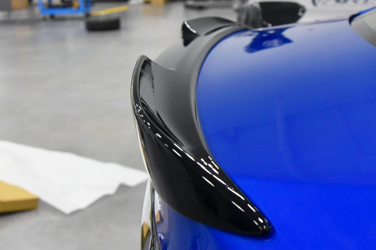 OLM Gloss Black Rear Trunk Spoiler Subaru WRX 2022-2023 - EdgeAutosport.com