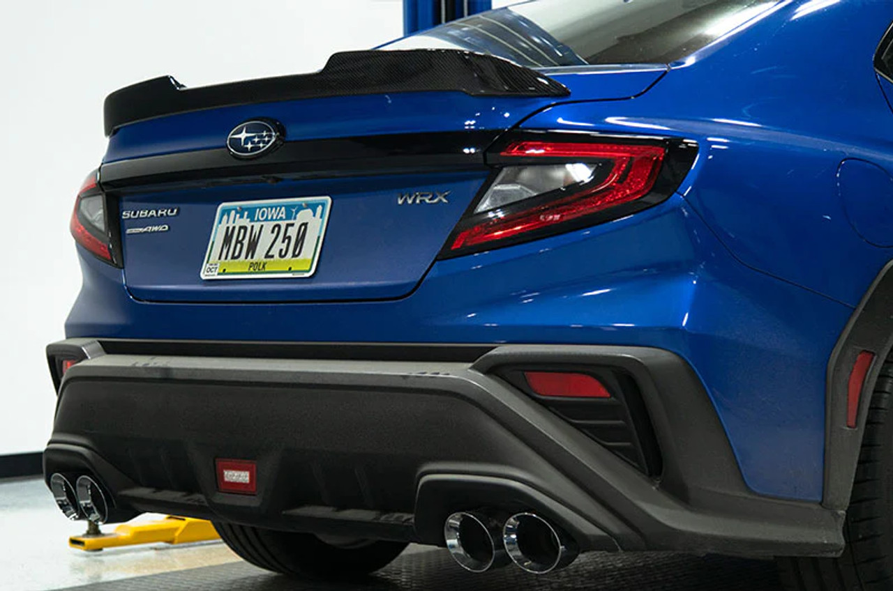 Olm Carbon Fiber Low Profile Trunk Spoiler Subaru Wrx 2022 2023