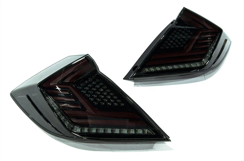 OLM Select V1 Pulse LED Taillights Honda Civic Hatchback ALL including ...
