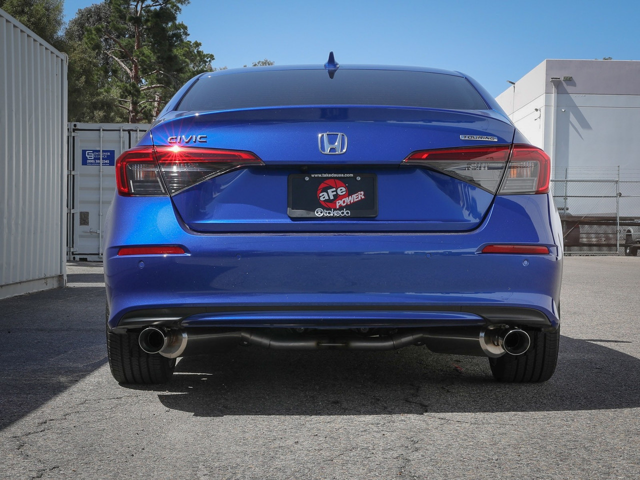 aFe Power Takeda 304 Stainless Steel Exhaust System POLISHED TIPS Honda ...