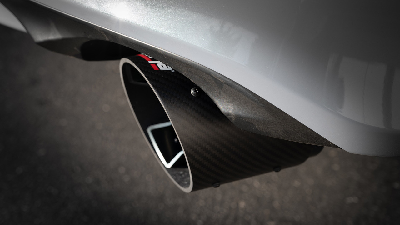 Borla S-Type Catback Exhaust CARBON FIBER TIPS Honda Civic Si 2022-2024 ...