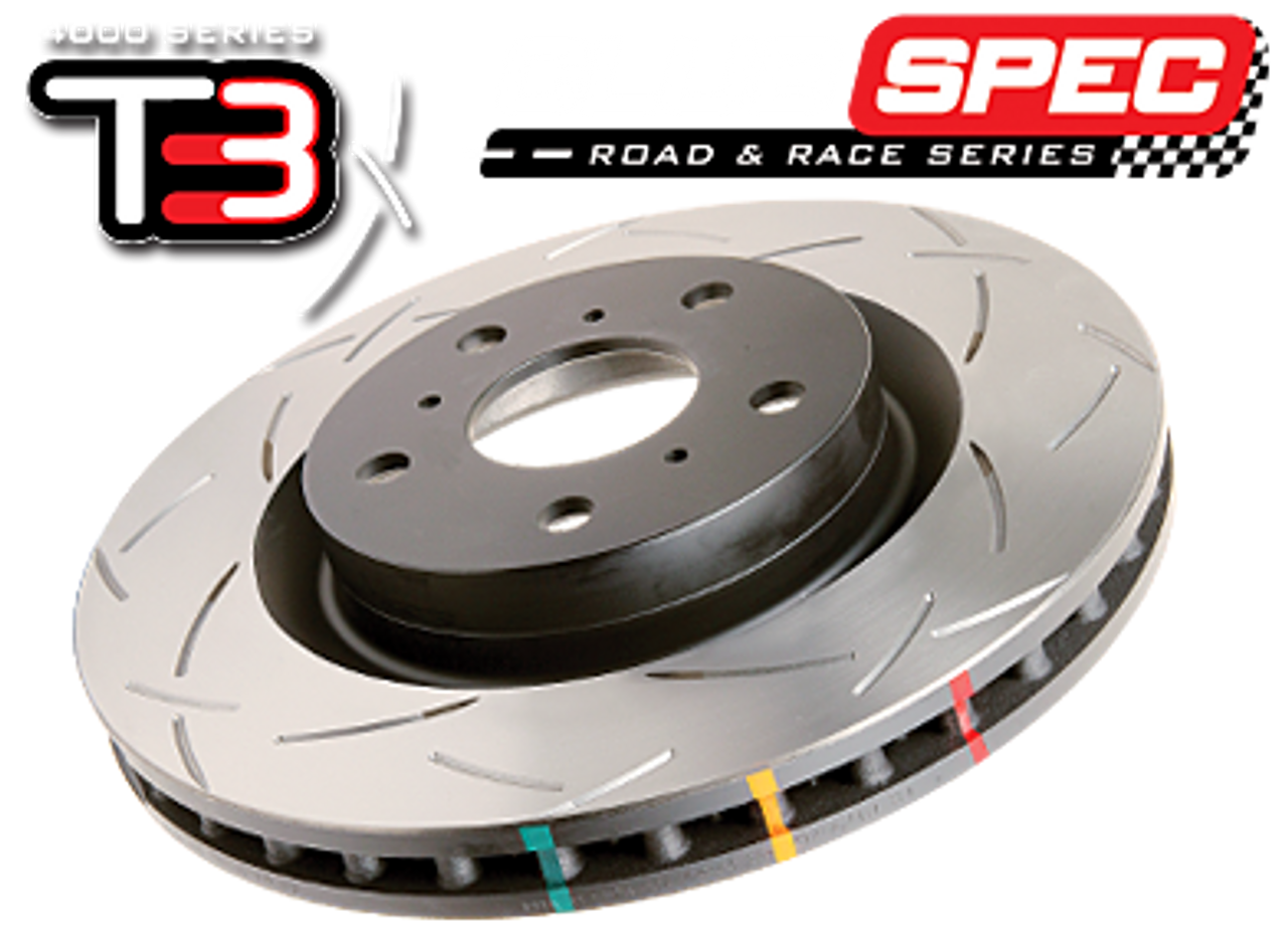 DBA Club Spec 4000 Series T3 Slotted Brake Rotor SINGLE FRONT fits many Subaru Scion Models
