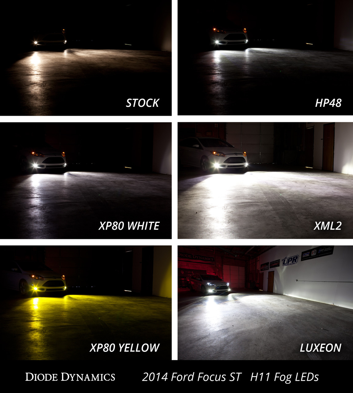 Diode Dynamics LED Fog Lamp Bulbs Ford Focus ST 2013-2014 | Focus 2005-2014