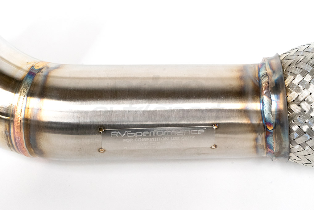 RV6 Performance Catted Downpipe and Front Pipe Combo Honda Civic 1.5T ...