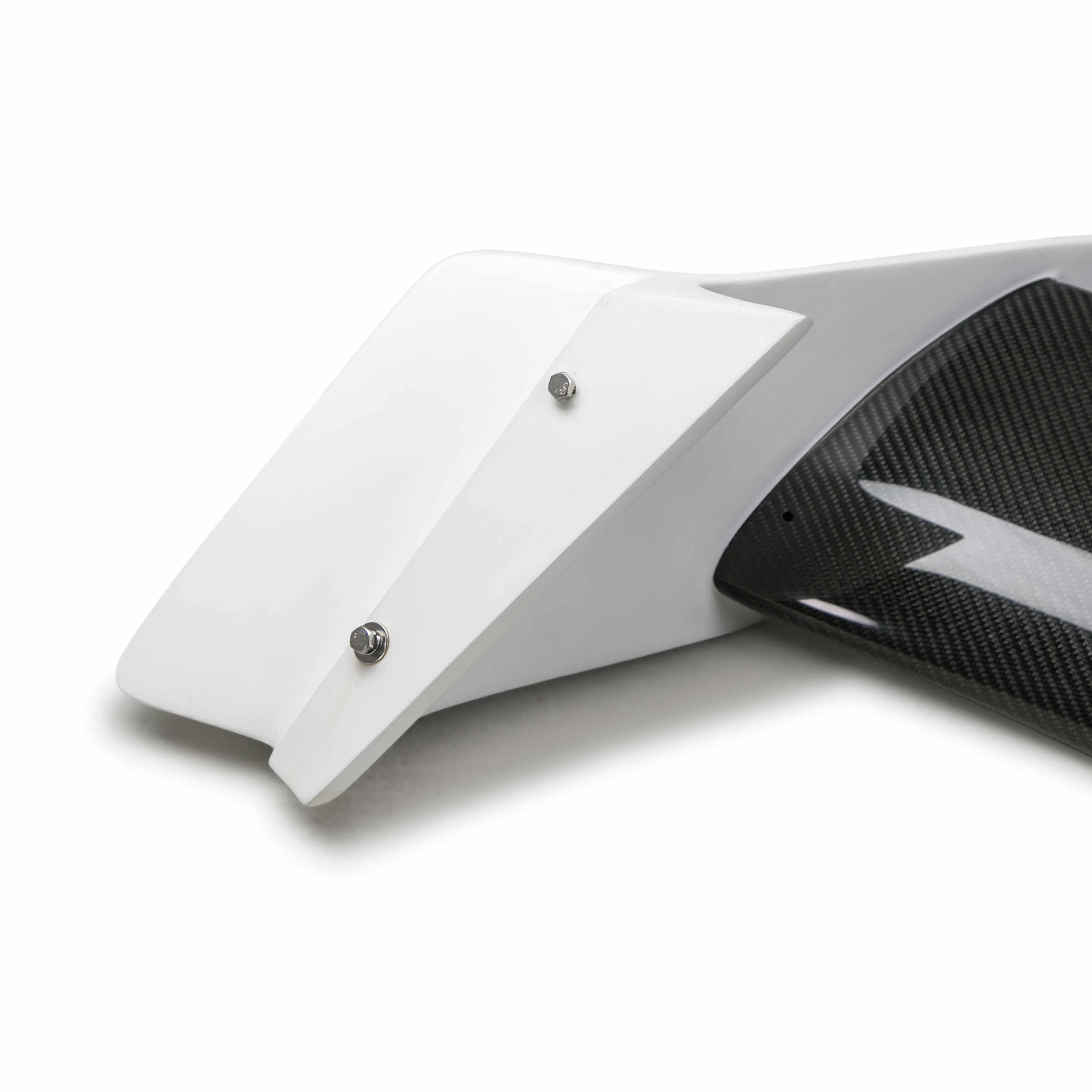 Seibon TT-Style Fiberglass Rear Spoiler With Carbon Fiber Center Honda ...