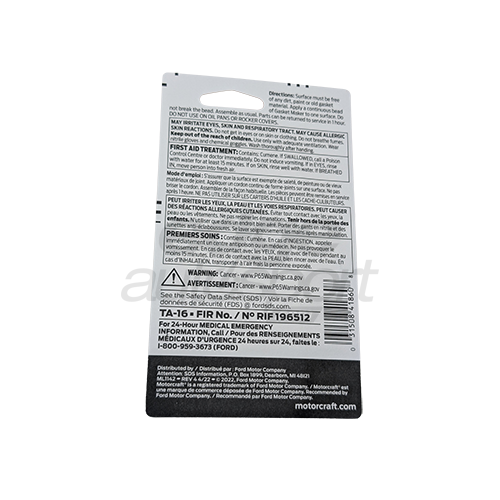 Ford Motorcraft Gasket Maker 0.2 fl oz Tube (TA-16) - EdgeAutosport.com
