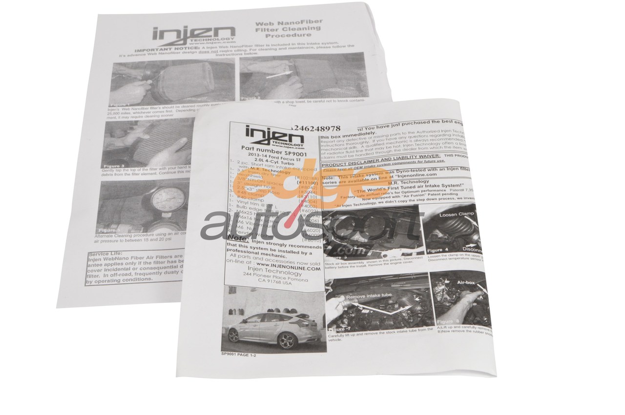 Injen Performance Air Intake BLACK Ford Focus ST 2013-2014