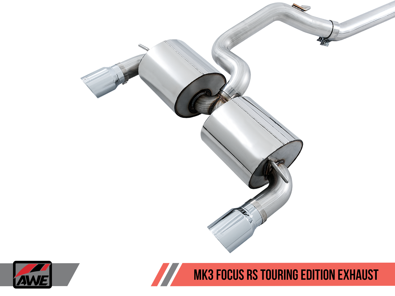 AWE Tuning Touring Edition Catback Exhaust Ford Focus RS 2016-2018