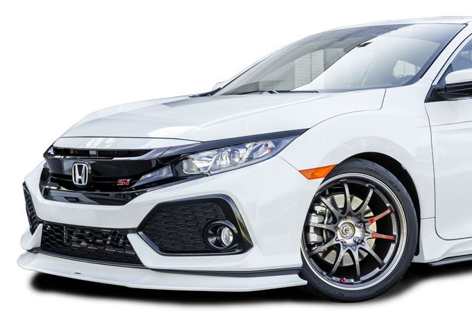 Greddy Fiberglass Front Lip Spoiler Honda Civic Si Coupe and Sedan 2017 ...