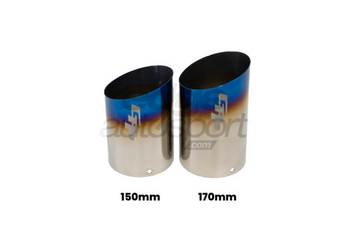 Greddy DD-R Exhaust Tips - Optional Titanium Kit