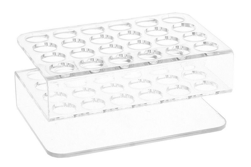 PLEXIGLASS RACK N 24 TUBES - PS Wood Machines