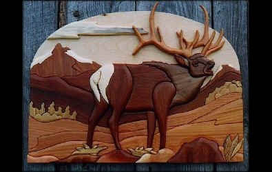 ELK INTARSIA PATTERN - PS Wood Machines