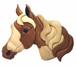 BEGINNER HORSE INTARSIA PATTERN - PS Wood Machines