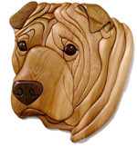 YORKIE HEAD INTARSIA PATTERN - PS Wood Machines