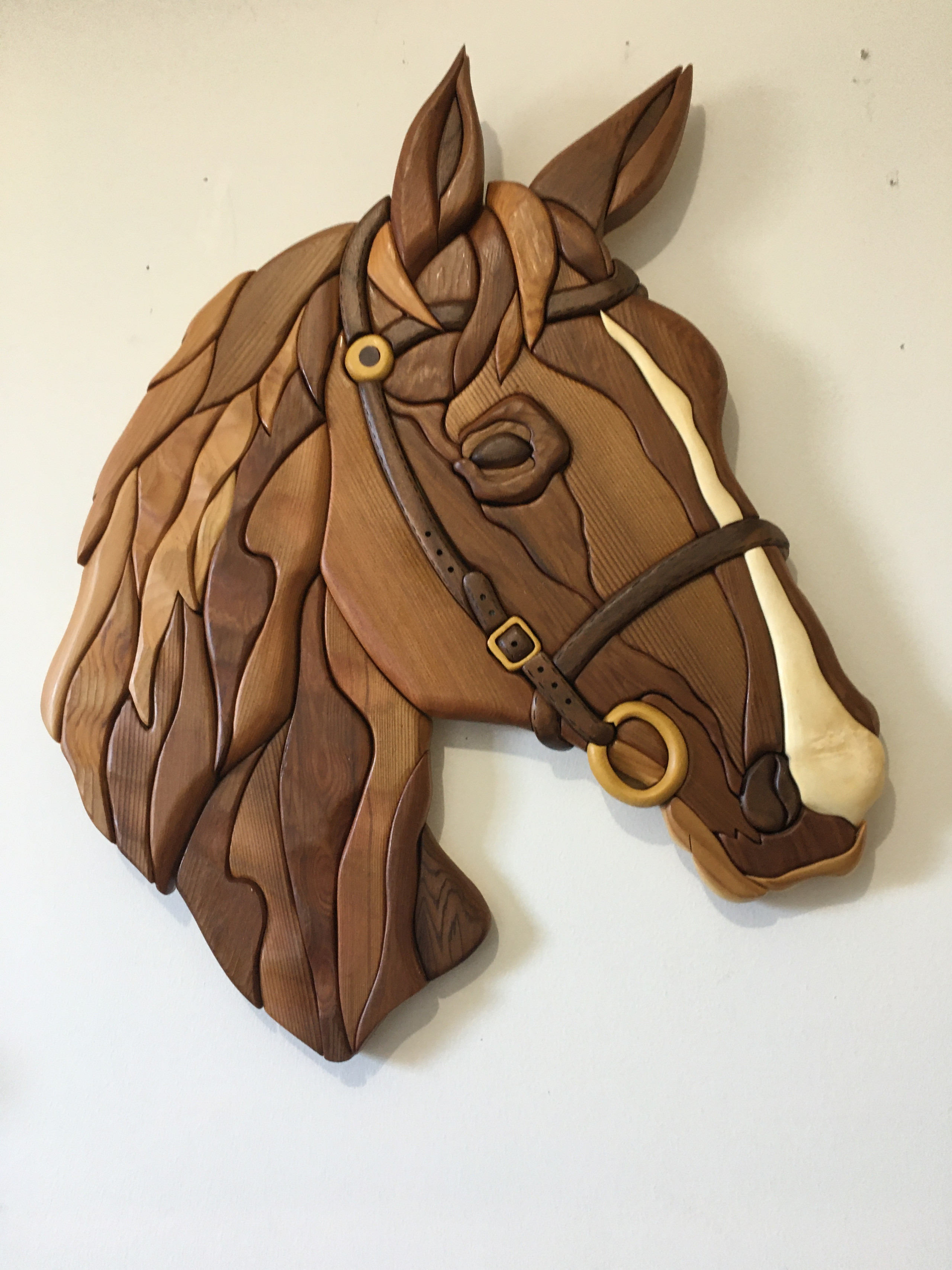 BEGINNER HORSE INTARSIA PATTERN - PS Wood Machines