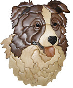 YORKIE HEAD INTARSIA PATTERN - PS Wood Machines