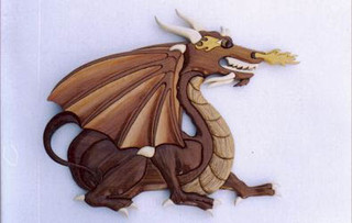 DRAGON INTARSIA PATTERN - PS Wood Machines