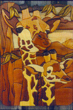 GIRAFFE INTARSIA PATTERN - PS Wood Machines