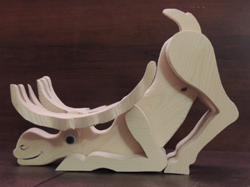 MISCHIEVOUS MOOSE Pattern - PS Wood Machines