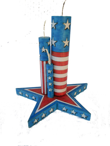 STAR WITH PRETEND FIRECRACKERS PATTERN - PS Wood Machines