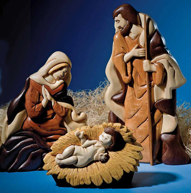 NATIVITY THREE Intarsia Pattern - PS Wood Machines