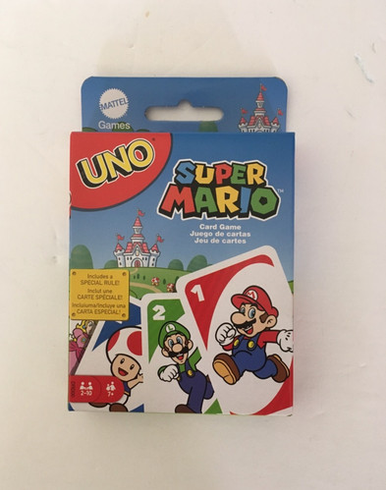 Super Mario UNO card game