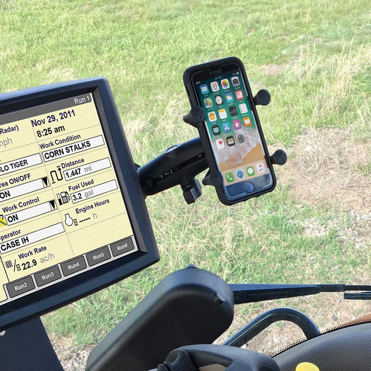 Display Brackets & Cab Accessories for Tractor or Combine