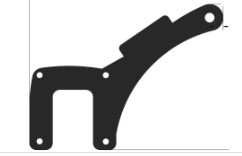 R-Series Phone Holder for John Deere tractor Arm Command