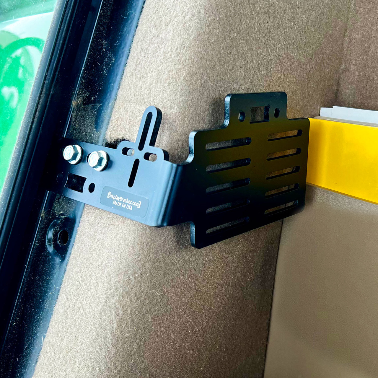 Universal CB Bracket for John Deere farm equipment cabs